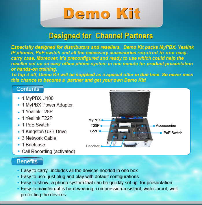 yeastar channel partner demo kit features | Yeastar
